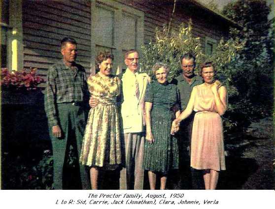 John Alexander "Johnnie" Proctor, 1917 - 1991